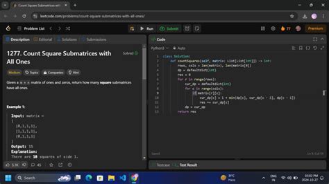 Leetcodechallenge Day76 Dynamicprogramming Matrixmanipulation Rashi Aggarwal