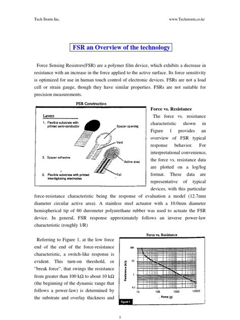 Fsr Sensor Pdf Operational Amplifier Electronic Oscillator