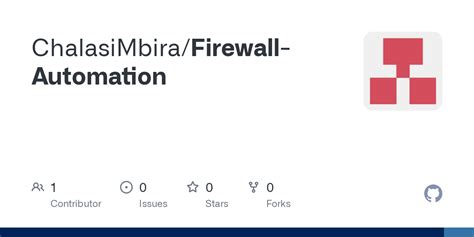 github chalasimbira firewall automation