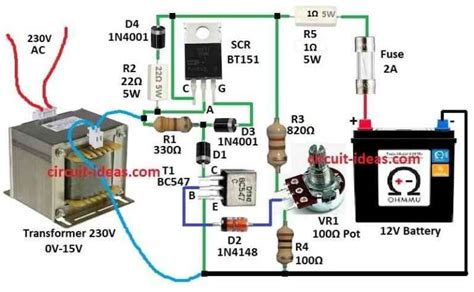 Battery Charger Circuit Using Scr Circuit Ideas For You