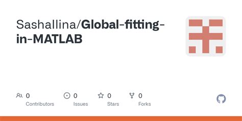 Github Sashailinaglobal Fitting In Matlab