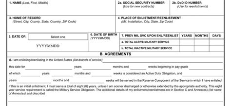 Dd Form 4 1 ≡ Fill Out Printable Pdf Forms Online