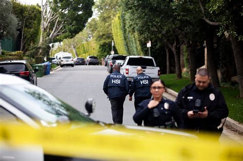 Federal Agents Raid Homes Tied to Sean Combs in Los Angeles and Miami ...