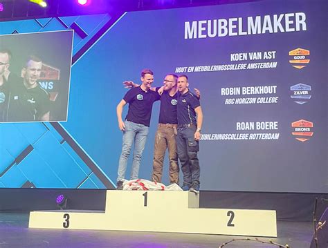 Robin Berkhout Wint Zilver Tijdens Nederlands Kampioenschap Meubelmaken
