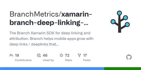 GitHub BranchMetrics Xamarin Branch Deep Linking Attribution The Branch Xamarin SDK For Deep