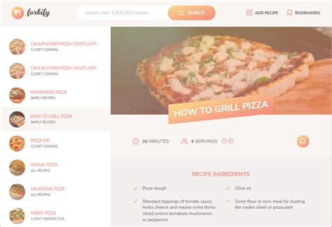 Github Srdrtmyforkify Project Recipe Searching Application