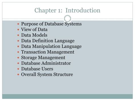 Dbms Notes Ppt Databases Computer Software And Applications