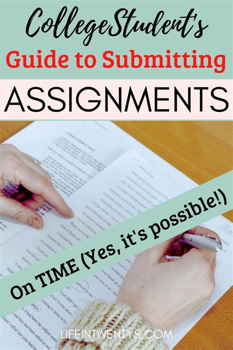 Guide To Submitting College Assignments On Time For Students Who Are