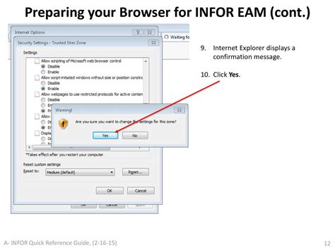 quick reference guide work order system infor 10 eam url for the system a infor quick
