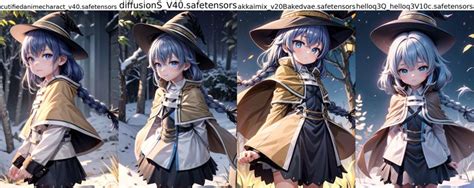 Comparison Of 4 Anime Character Checkpoint Cute Civitai