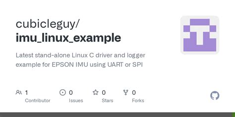 Github Cubicleguy Imu Linux Example Latest Stand Alone Linux C