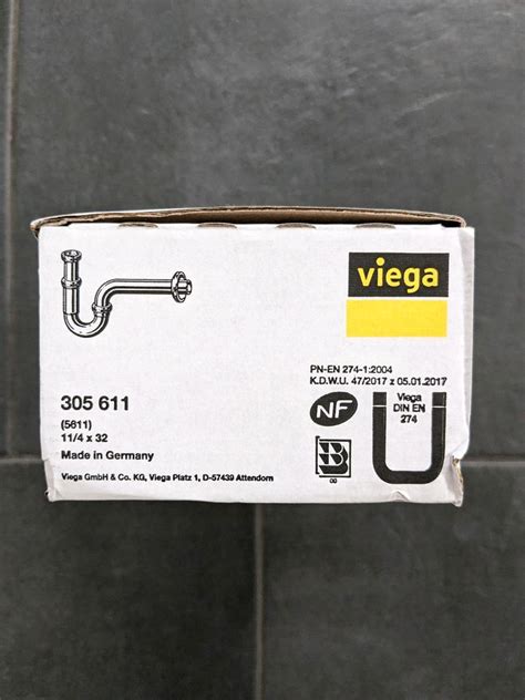 Viega Waschtisch Siphon 1 ¼″, Verchromt in Schleswig-Holstein - Tarp ...