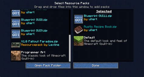 Blueprint Gui Minecraft Texture Pack Blueprint Gui Minecraft Texture Pack