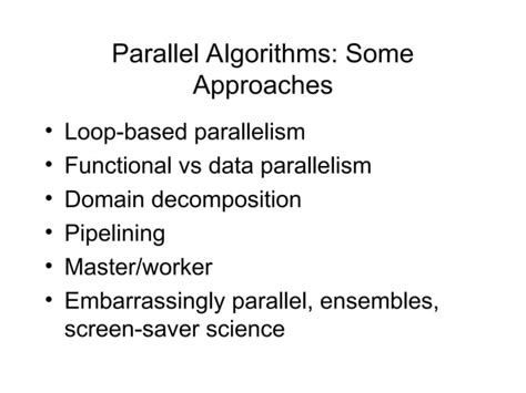 parallel computing and programming of parallel environment ppt
