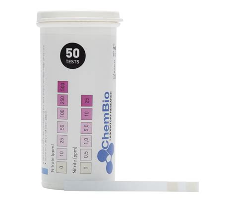 Nitrate And Nitrite Test Strips
