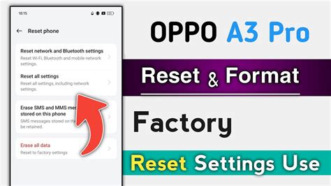 Oppo A3 Pro Reset Setting Format Setting Factory