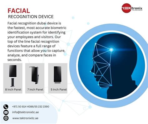 Face Biometrics With Tektronix Technologies Facial Recognition Device In Dubai And Abu Dhabi