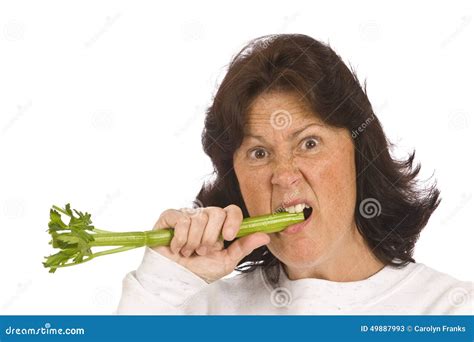 I Hate Celery Stock Image Image Of Women Horizontal 49887993