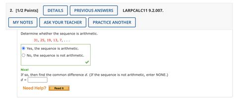 Solved Determine Whether The Sequence Is Arithmetic