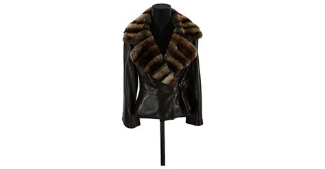 Jitrois Jacket 38 Brown Leather Ref770941 Joli Closet