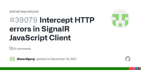 Intercept Errors In Signalr Javascript Client · Issue 39079