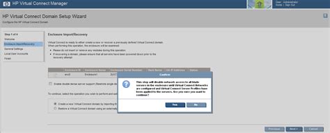 HP Virtual Connect Domain Setup Part Domain Setup Wizard Juanmas Blog