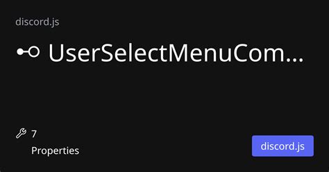userselectmenucomponentdata discord js main discord js
