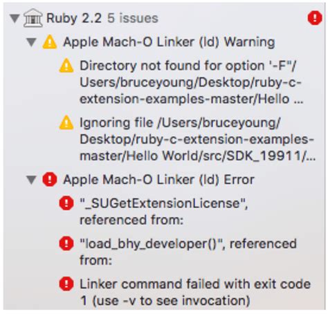 Unable To Link SketchupAPI Framework In Xcode SketchUp SDK SketchUp Community
