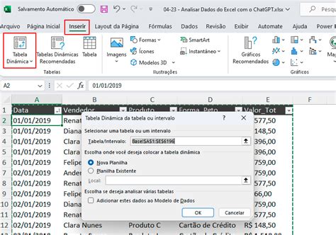 Analisar Dados Do Excel Com Chatgpt