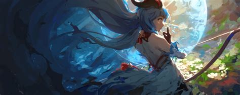 1200x480 Resolution Ganyu Genshin Impact Digital Art 1200x480