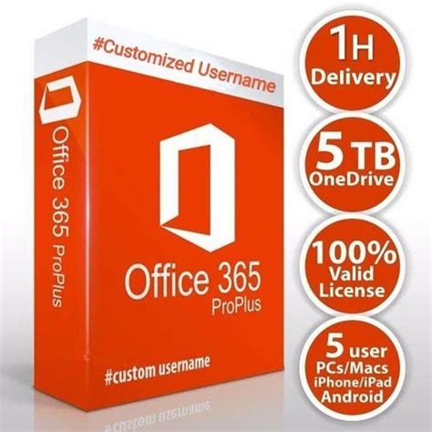 Jual Microsoft Office 365 Pro Plus 5 Tb Onedrive [lifetime 5 Devices] Request Username Di