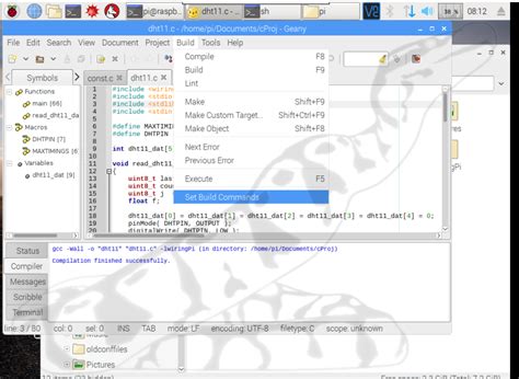 Kepython C Raspberry Pi Dht11 Thermal And Humidity Sensor