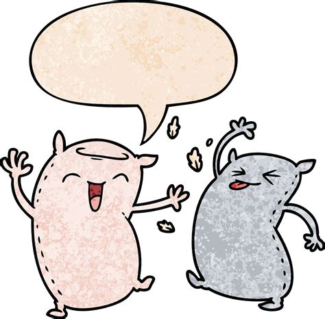 Cartoon Pillows And Speech Bubble In Retro Texture Style 10044636