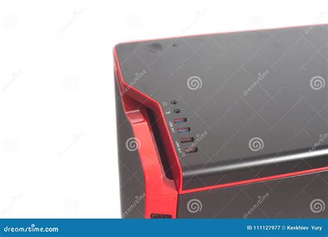 Desktop Empty Computer Case Stock Image Image Of Disc Broken 111127977