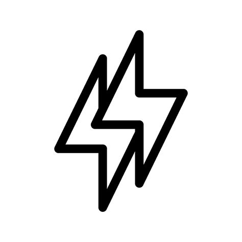 Lightning Icon Vector Symbol Design Illustration 35193928 Vector Art At Vecteezy