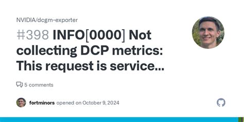 Info 0000 Not Collecting Dcp Metrics This Request Is Serviced By A