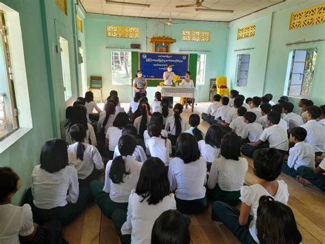 သရက်ချောင်းမြို့နယ် ပန်းတော မူလွန် ကျောင်းတွင် လူငယ်ရေးရာအသိပညာပေးဟောပြောပွဲကျင်းပ Information