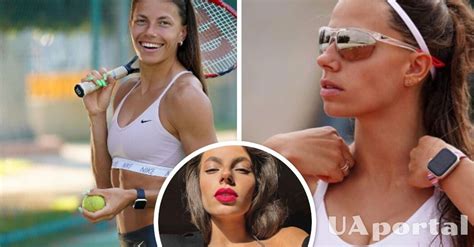 Чемпионка Украины Марина Бех Романчук позировала лежа в красном купальнике фото