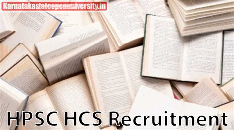 Hpsc Hcs Recruitment Today Haryana Civil Services Notification Released Apply Online At