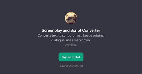 Screenplay And Script Converter Script Conversion Taaft