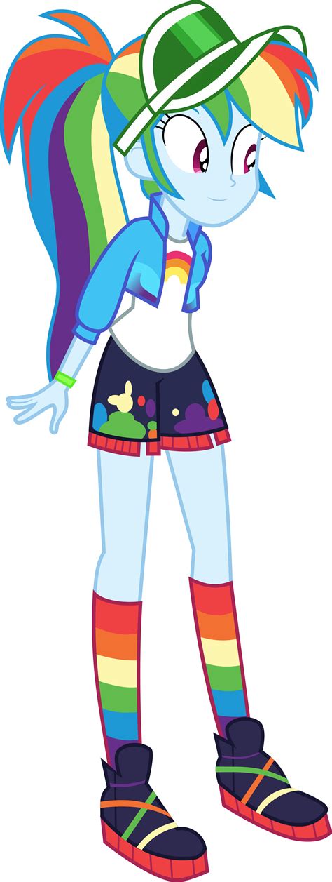 2062510 Safe Artistdigimonlover101 Rainbow Dash Equestria Girls