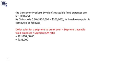 chapter 6 variable costing and segment reporting managerial