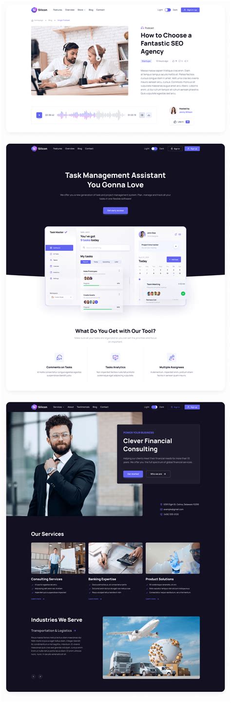 Silicon Multipurpose Business Technology Template