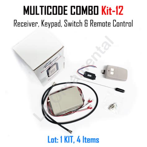 MULTICODE Kit Button Transmitter TS DOL Keypad Switch MHz