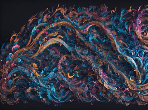 the colorful pattern bursts with a vibrant array of hues creating an