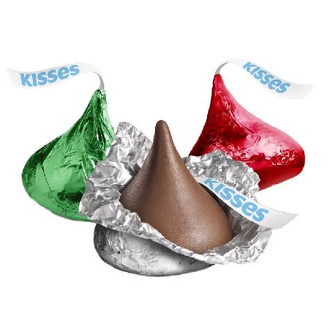 Round Hersheys Kisses Milk Chocolate Number Of Pieces 7 Pieces At