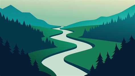 River Valley Drawing