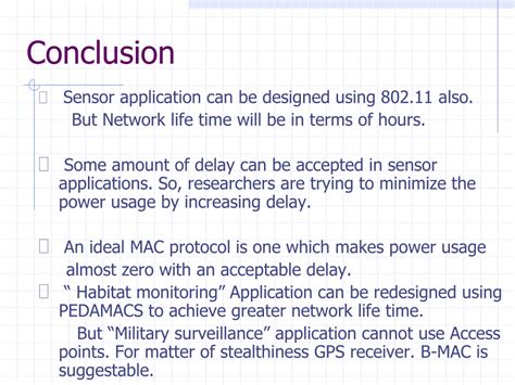 Ppt Sensor Network Mac Protocol And Applications Powerpoint