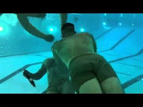Marine Combat Instructors Of Water Survival Training Underwater YouTube