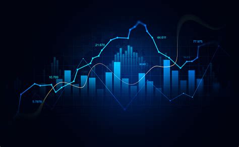Business Growth Graph Chart And Success Financial Arrow Up Development